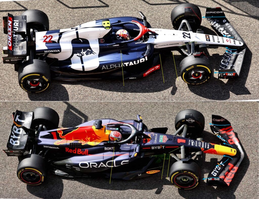 アルファタウリAT04が遅すぎる！ダウンフォース無いドラッグ多い理由とは？RB19と比較考察 | F1モタスポGP